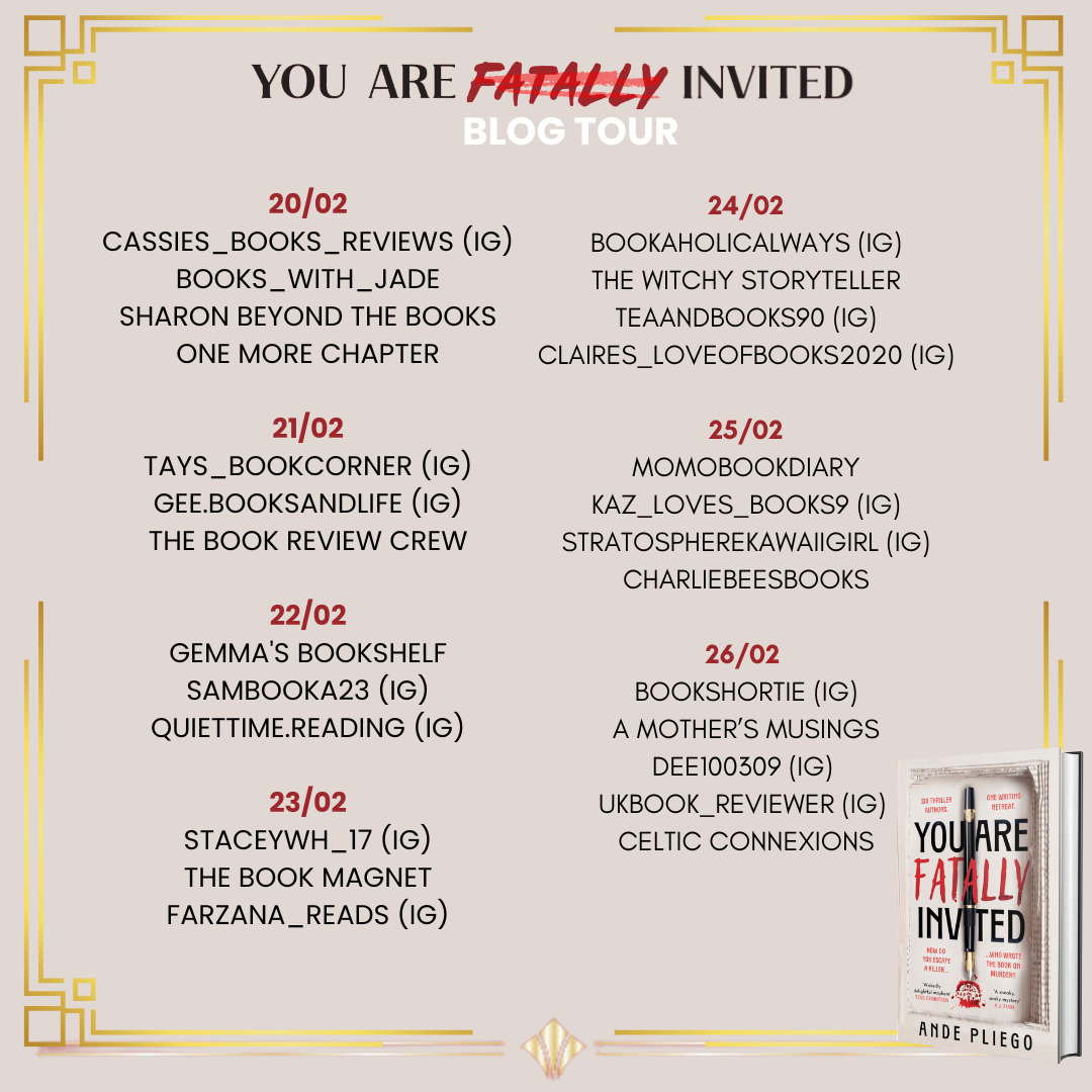 You Are Fatally Invited by Ande Pliego – MoMoBookDiary