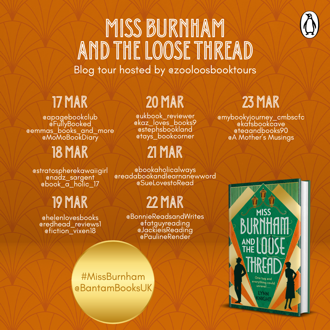 Miss Burnham and the Loose Thread by Lynn Knight – MoMoBookDiary