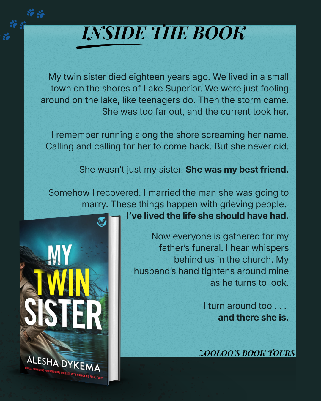 My Twin Sister by Alesha Dykema | MoMoBookDiary